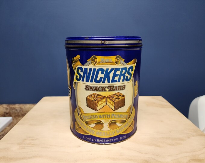 Vintage Tins Snickers Candy Bar 1985 - Etsy
