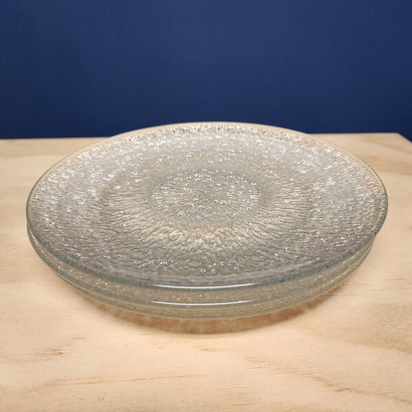 Vintage Glass Plates - Etsy