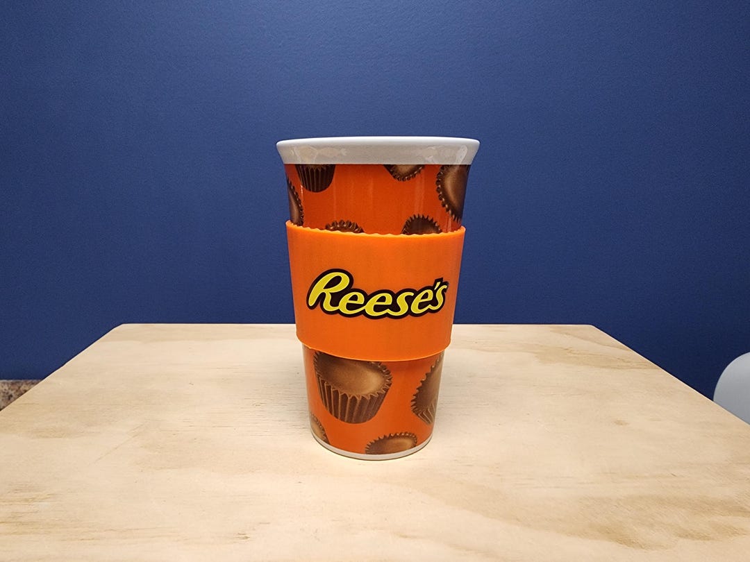 Vintage Reese's Mug, Reeses Peanut Butter Cups, Coffee Cup, Silicone Band - Etsy