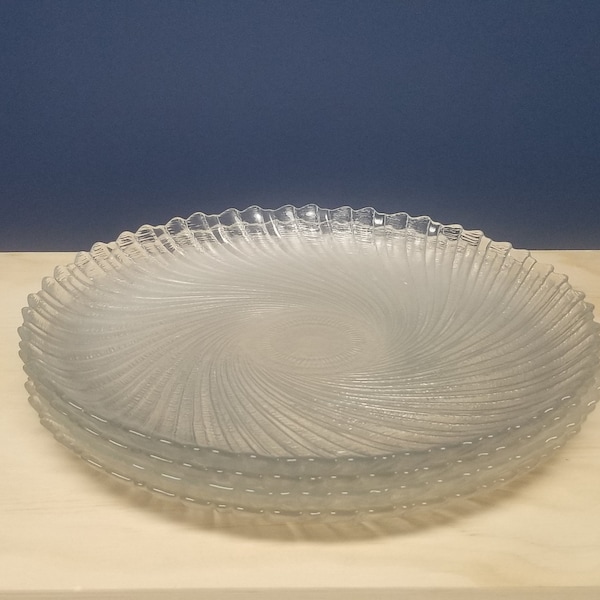 Vintage Glass Plates - Etsy