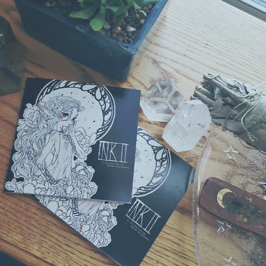 INK II Collection of Ink Drawings 5x5 Artbook - Etsy