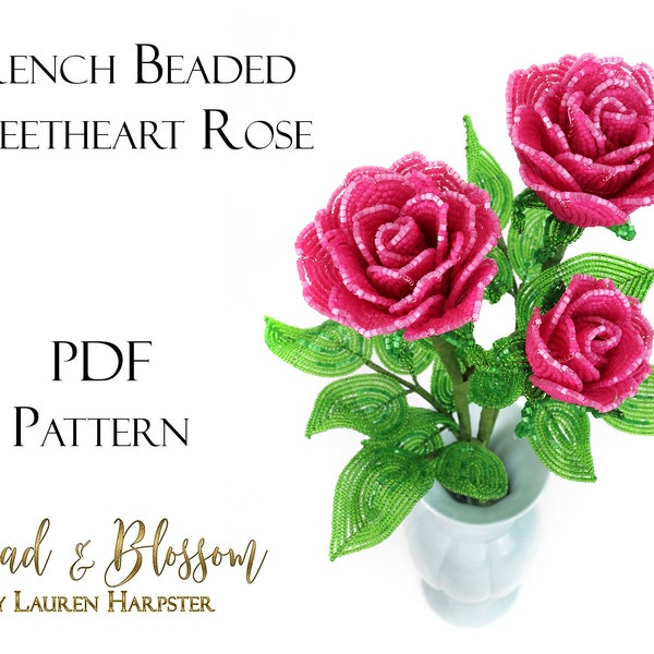Seed Bead Flowers - Etsy