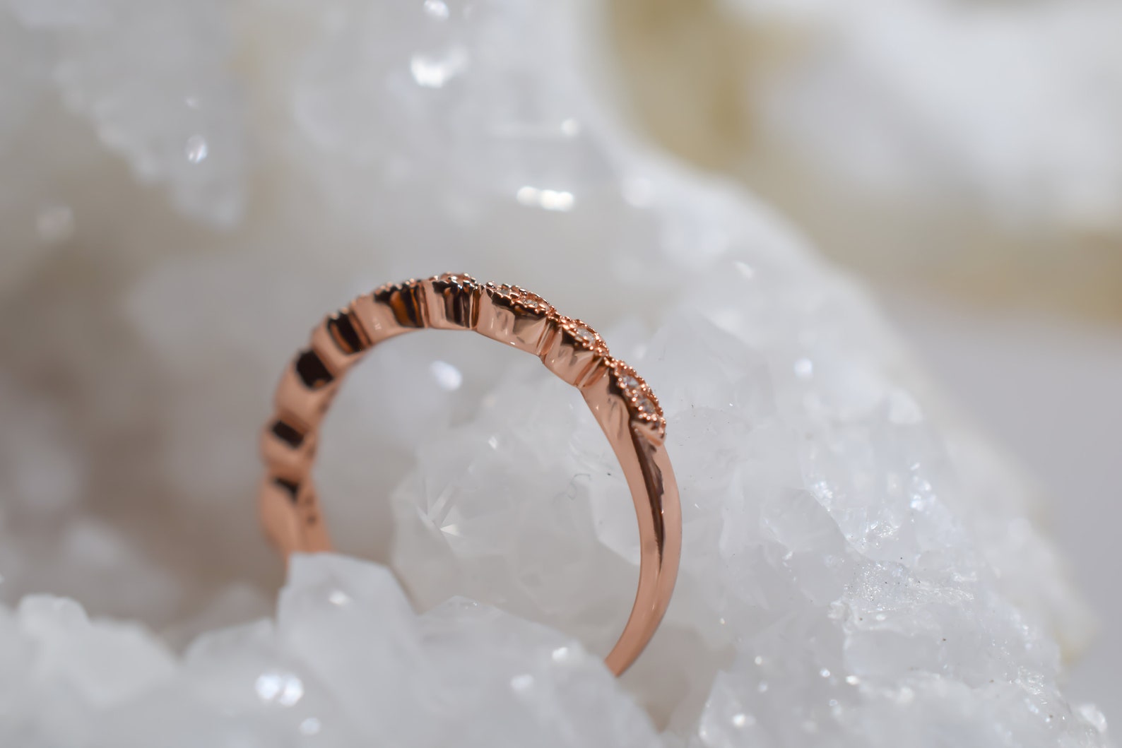 1.75ct Rose Oval Ring Set, Wedding Ring Set, Oval Ring, Engagement Ring ...