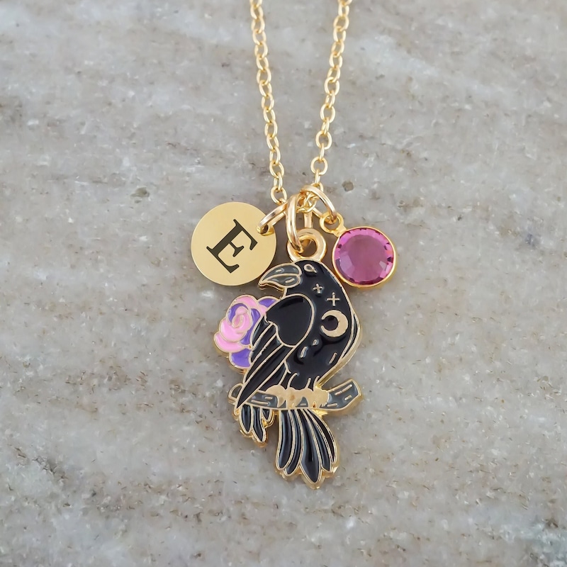 Raven Necklace - Etsy