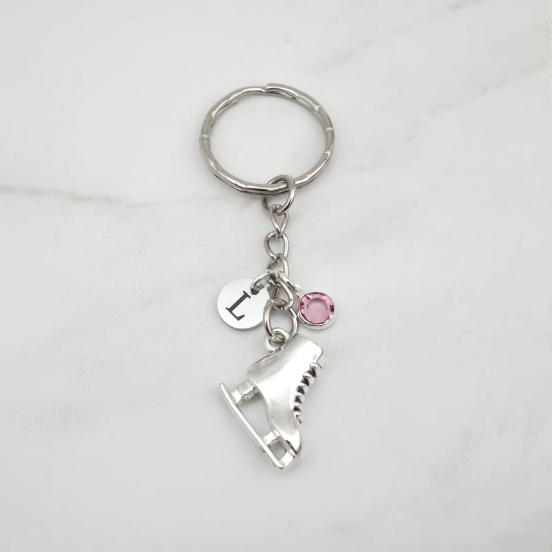 Ice Skater Key Chain - Etsy UK