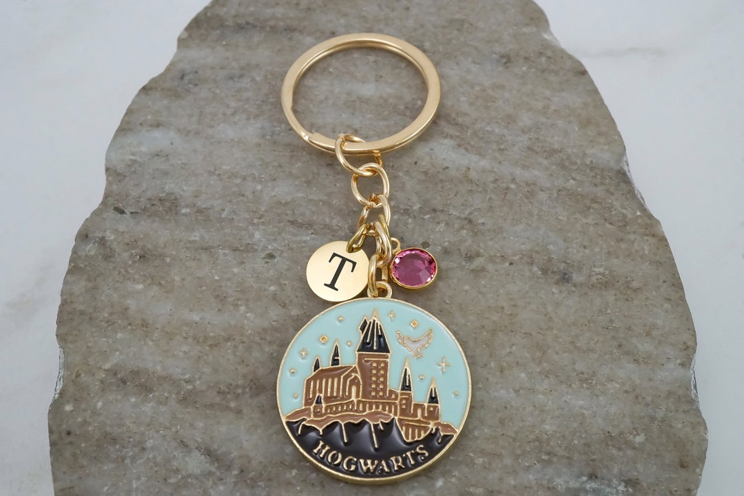 Wizard Castle Keychain - School of Witchcraft and Wizardry Personalized ...