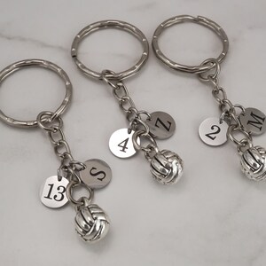 Volleyball Key Chain - Women's and Men's Gift - Personalized Jersey ...