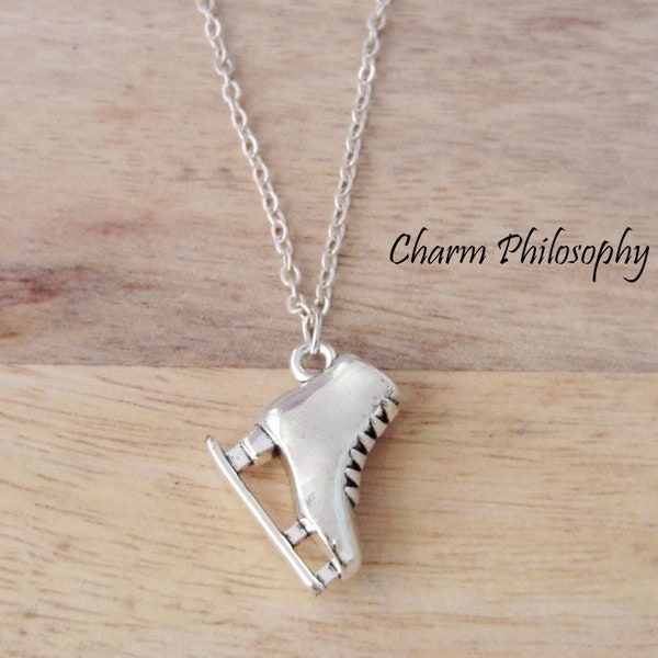 Ice Skating Necklace - Etsy