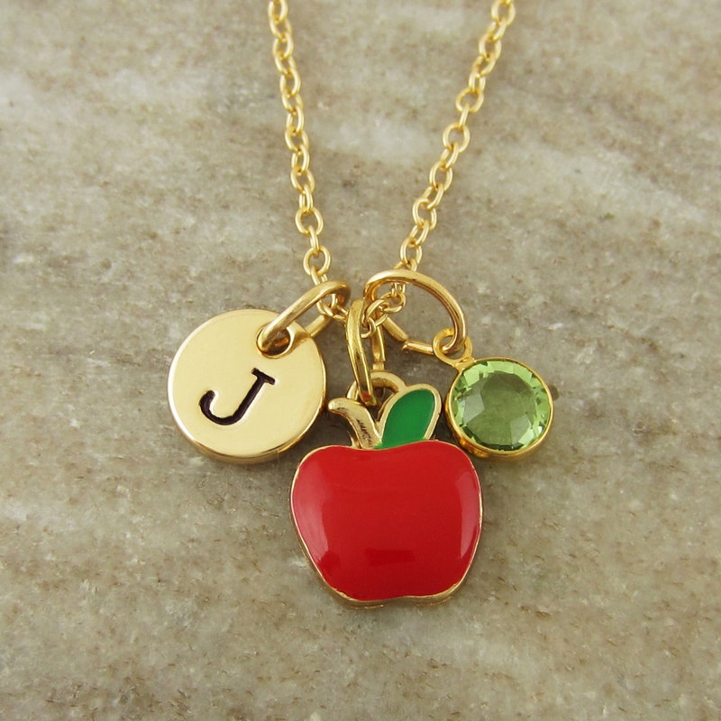 Apple Necklace - Etsy
