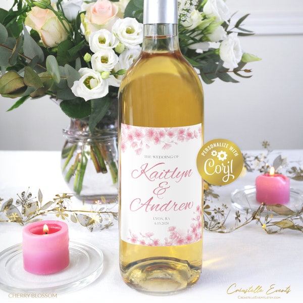 Cherry Wine Label - Etsy