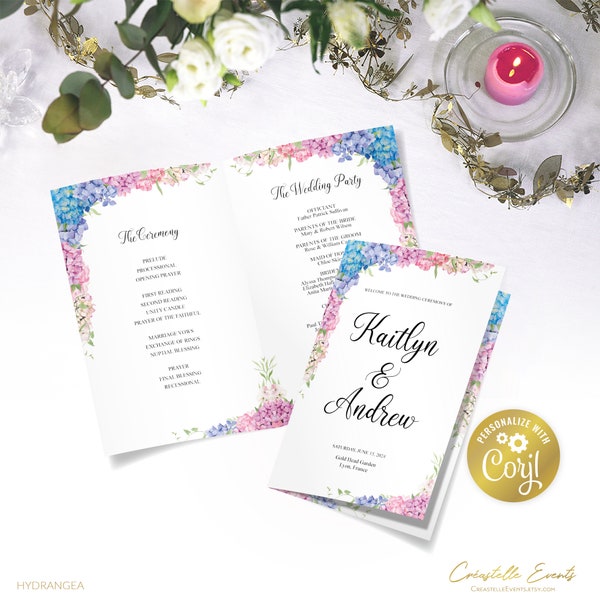 Hydrangea Program - Etsy