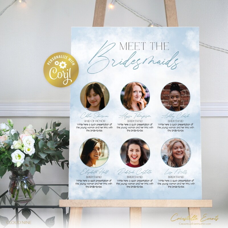 Meet the Bridesmaids - Etsy