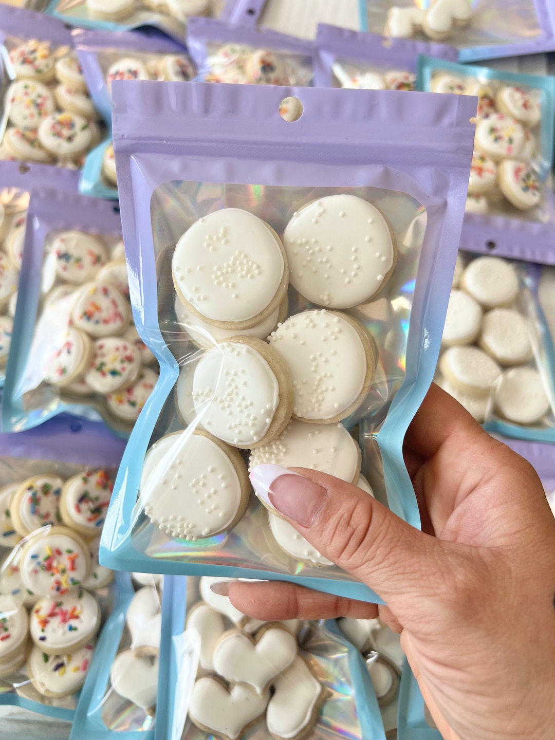 Personal Cookie Pouch Sugar Cookies - Almond - Etsy