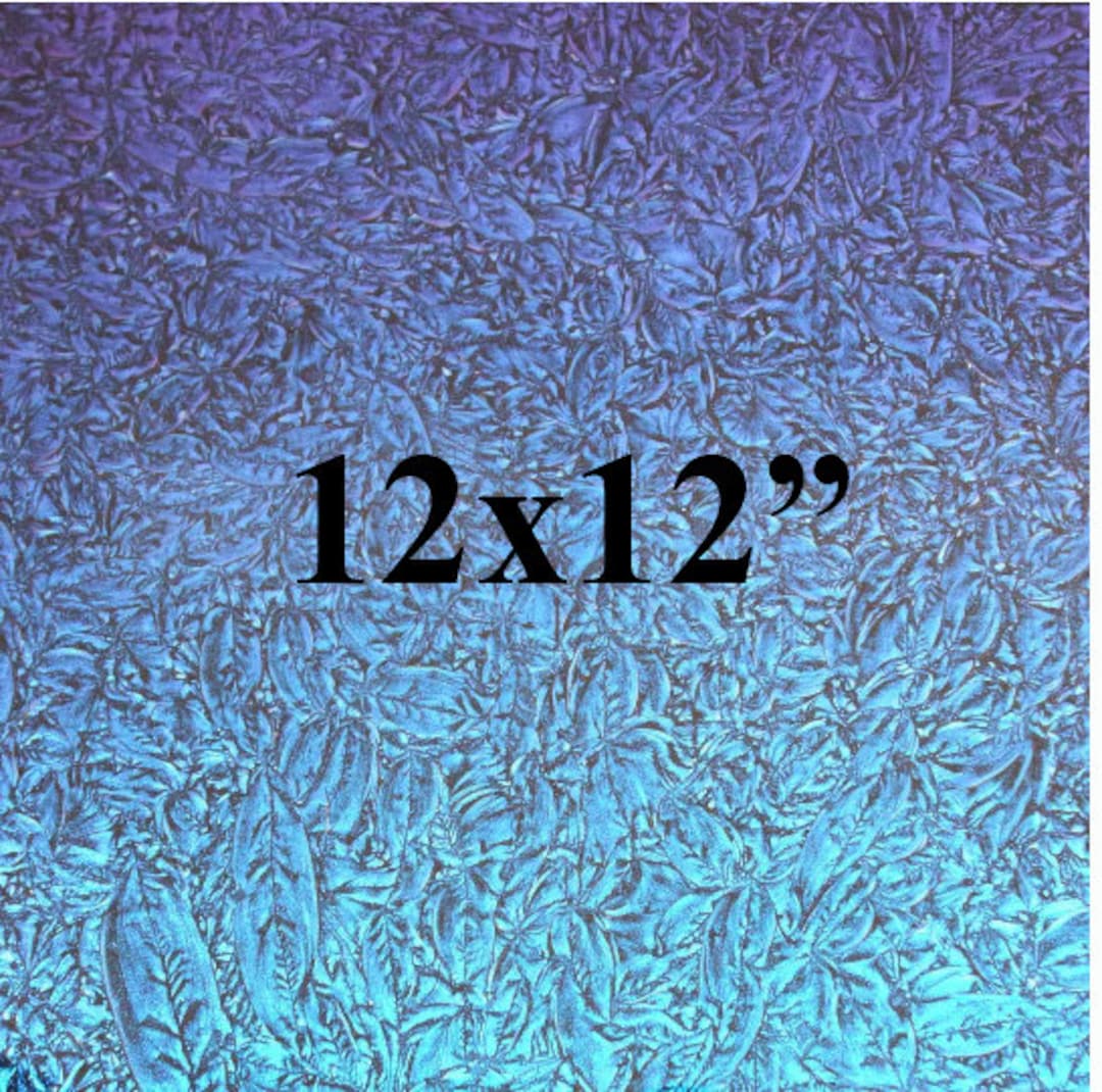 12x12 Stained Glass Sheet Blue Violet Sparkle Van Gogh - Etsy