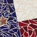 Mosaic Texas Mosaic Wall Art Handmade Red White and - Etsy