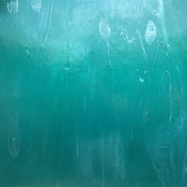 Turquoise Stained Glass Sheet - Etsy