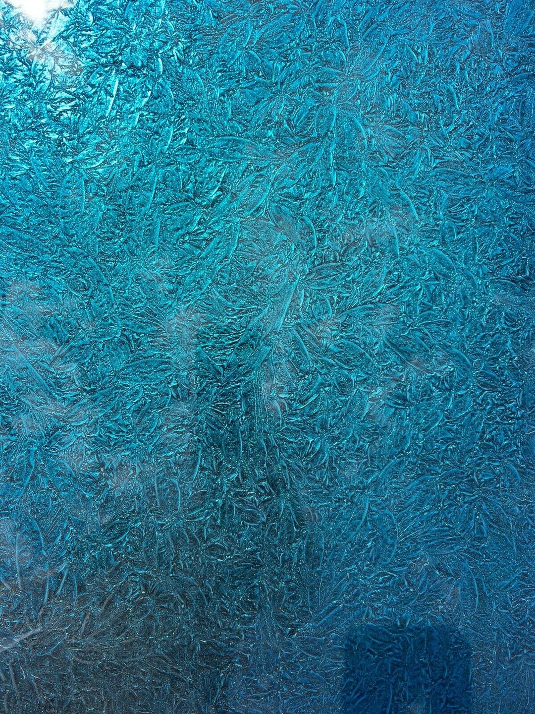 Stained Glass Sheet Turquoise Sparkle Van Gogh MOSAIC - Etsy