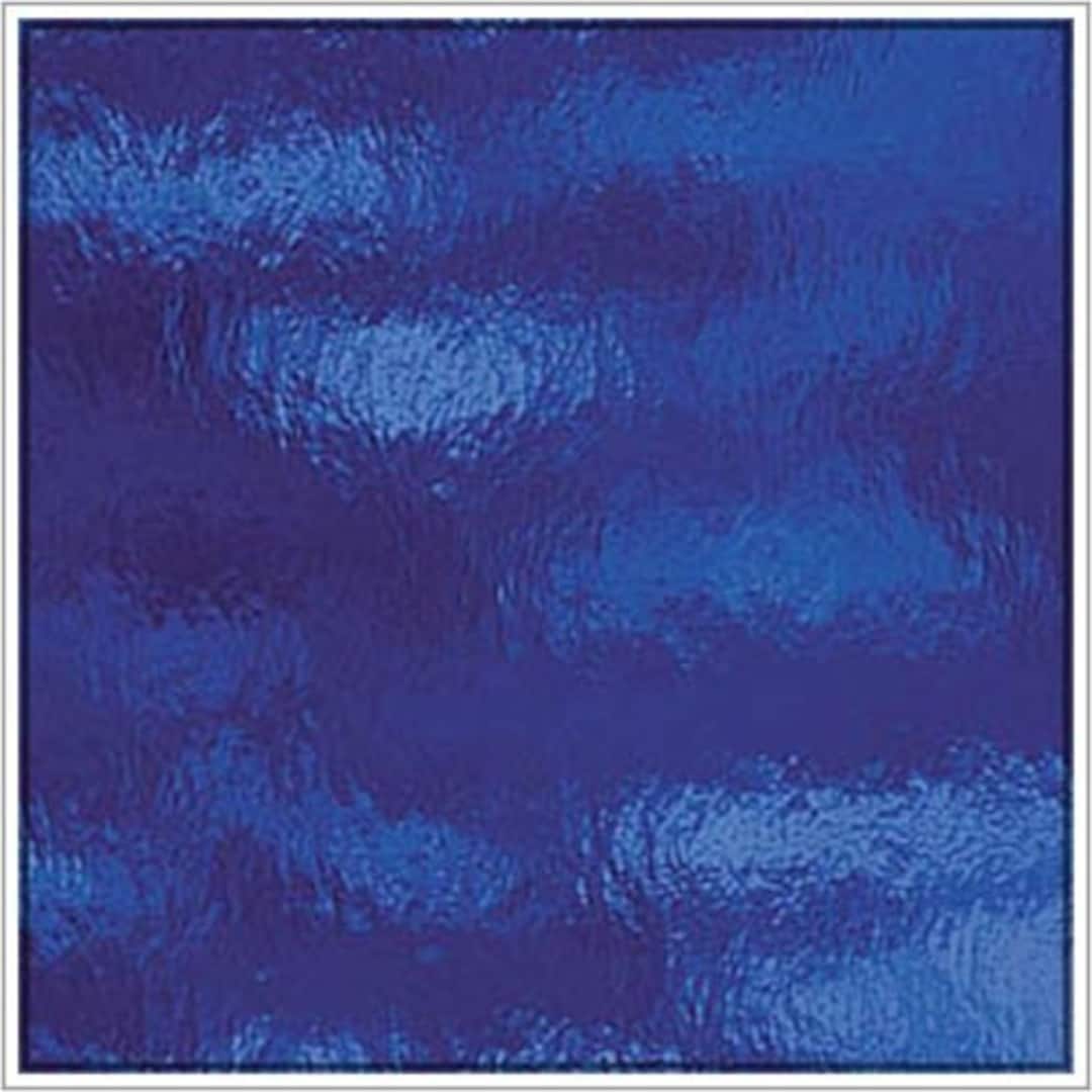 Stained Glass Sheet Cobalt Blue Rough Rolled Transparent Spectrum ...
