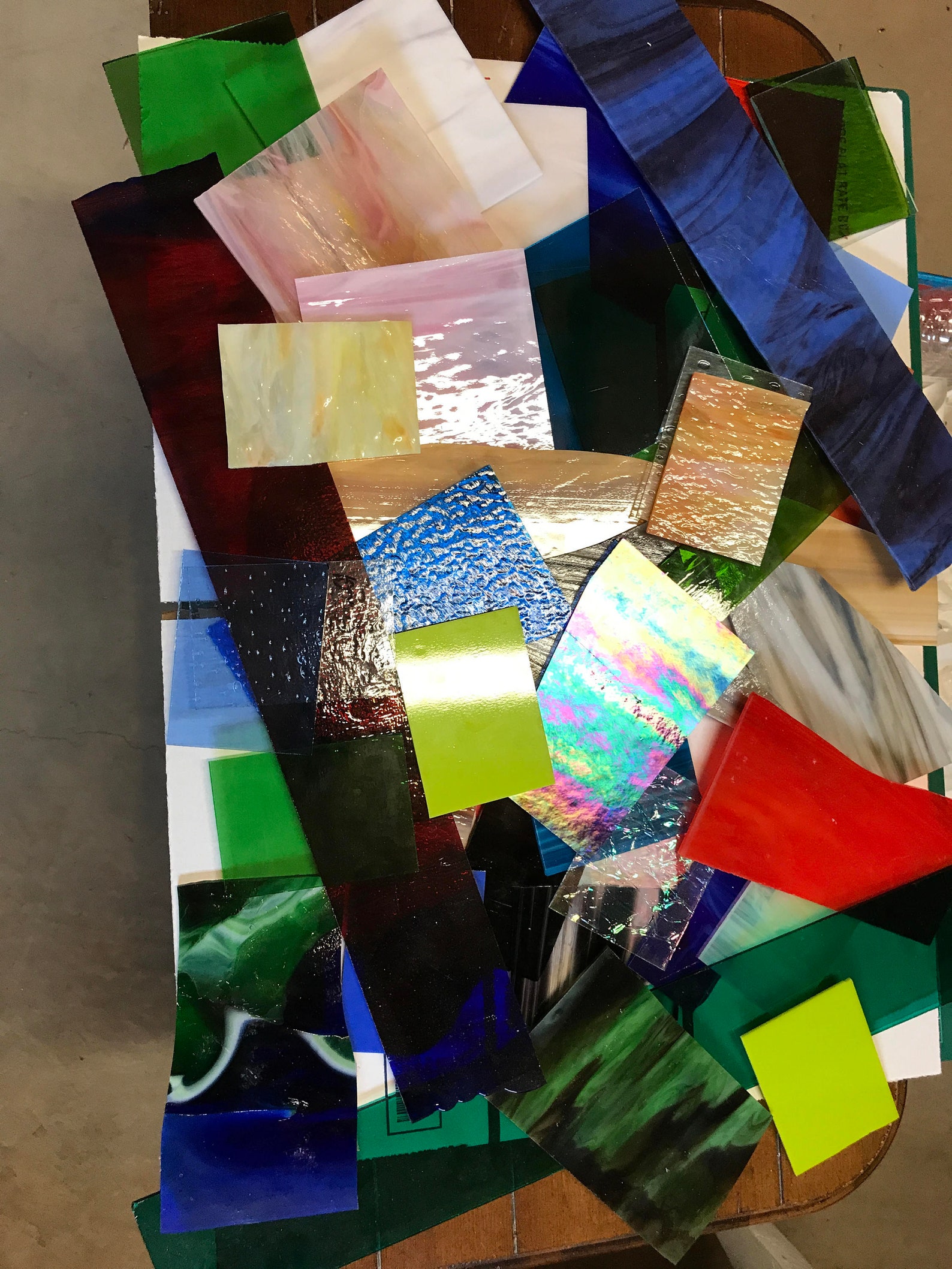 Stained Glass 10 Pounds PREMIUM SCRAP FOR Mosaic Art Glass Art Mosaic ...