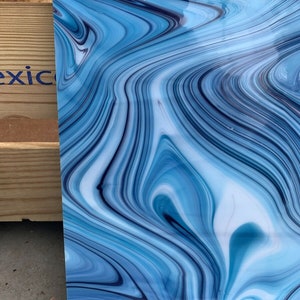 Stained Glass Sheet Opal Art Blackberry Cream COE 96 Oceanside MOSAIC ...