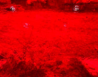 Stained Glass Sheet Ruby Red Rough Rolled System 96 Spectrum - Etsy