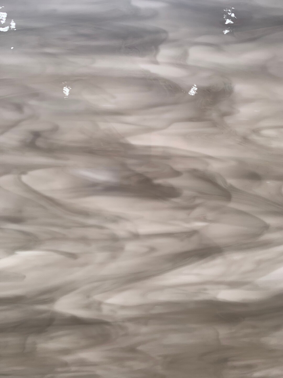 Stained Glass, White Gray Wispy Oceanside SHEET - Etsy