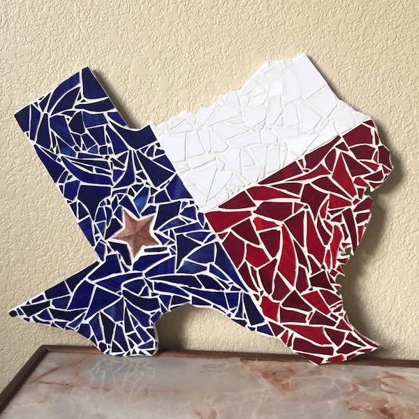 Texas Mosaic - Etsy