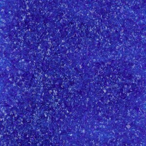 OGT Frit 96 COE- 8.5 OZ Jar- 136F Dark Blue Transparent- Multiple Frit ...
