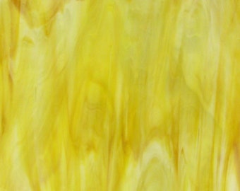 Stained Glass Sheet Yellow Waterglass Transparent Spectrum - Etsy