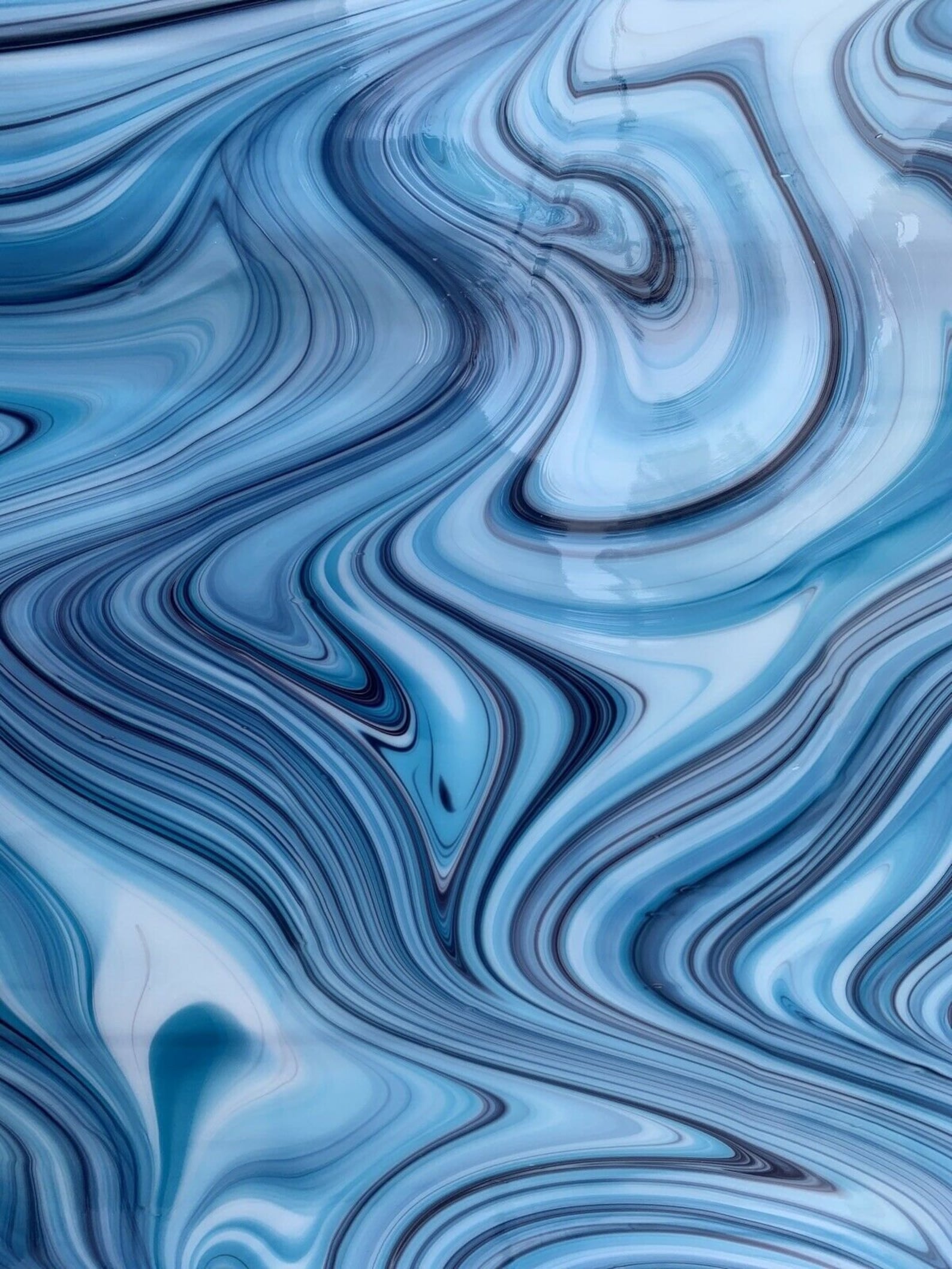 Stained Glass Sheet Opal Art Blackberry Cream COE 96 Oceanside - Etsy