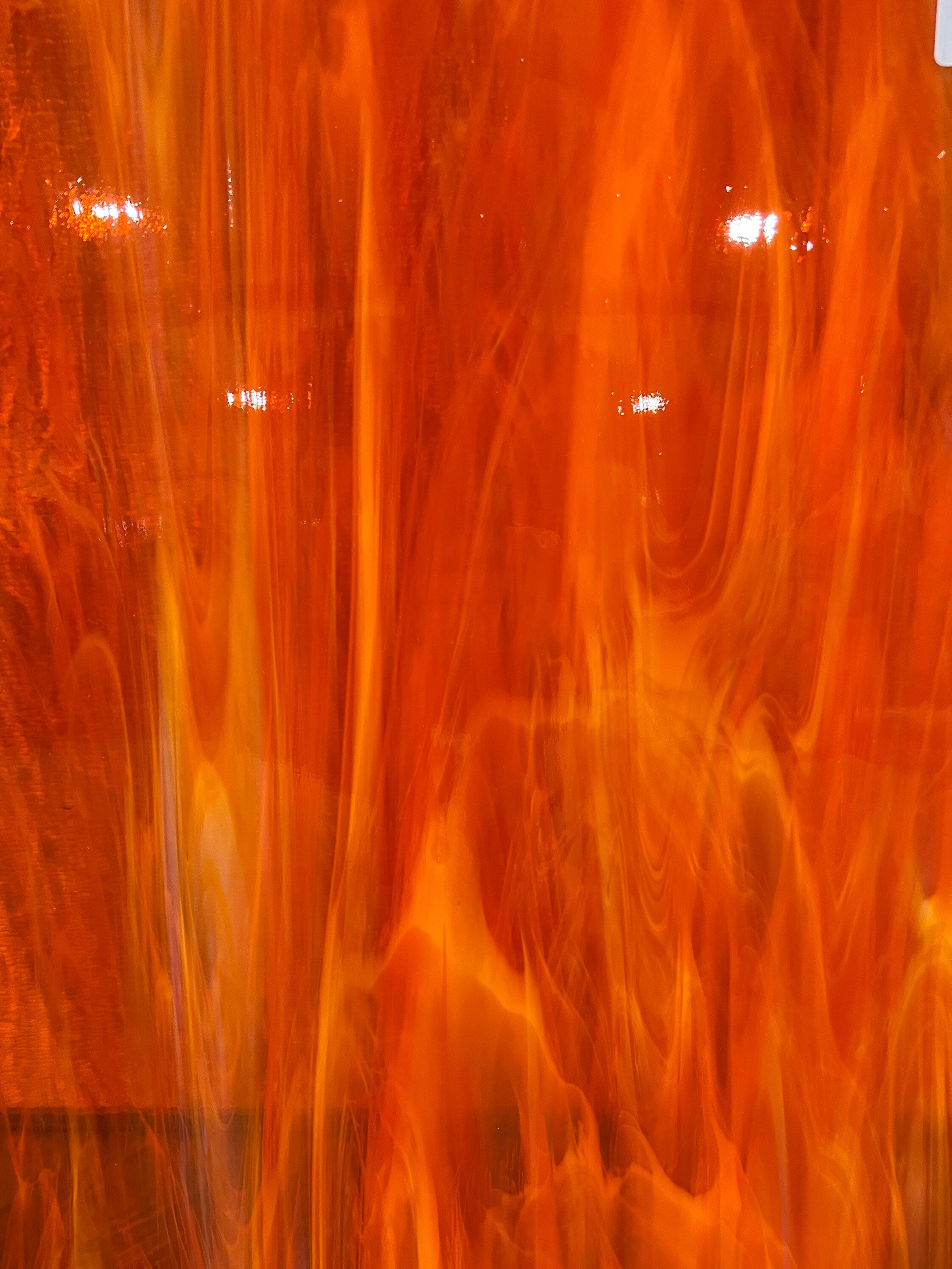 Craft Supplies & Tools Sheet Red Wispy Transparent Spectrum Stained ...