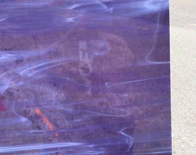 Stained Glass Sheet Opal Art Blackberry Cream COE 96 Oceanside MOSAIC ...