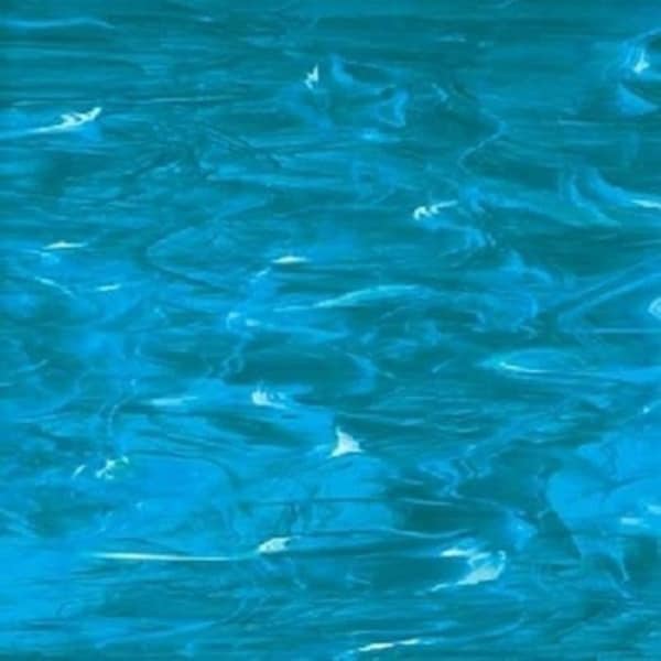 Aqua Stained Glass - Etsy