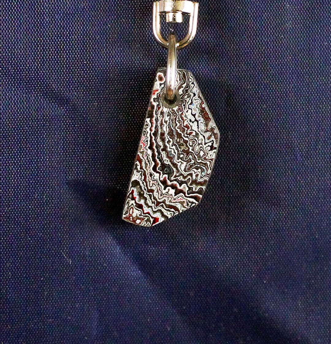 Fordite Keychain - 31.1mm X 15.6mm X 5.79mm (2308) - Etsy