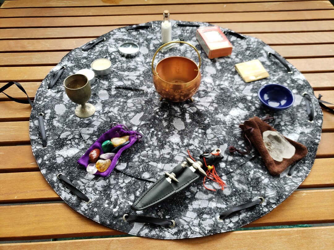 Black Marble Portable Drawstring Altar Bag - Etsy