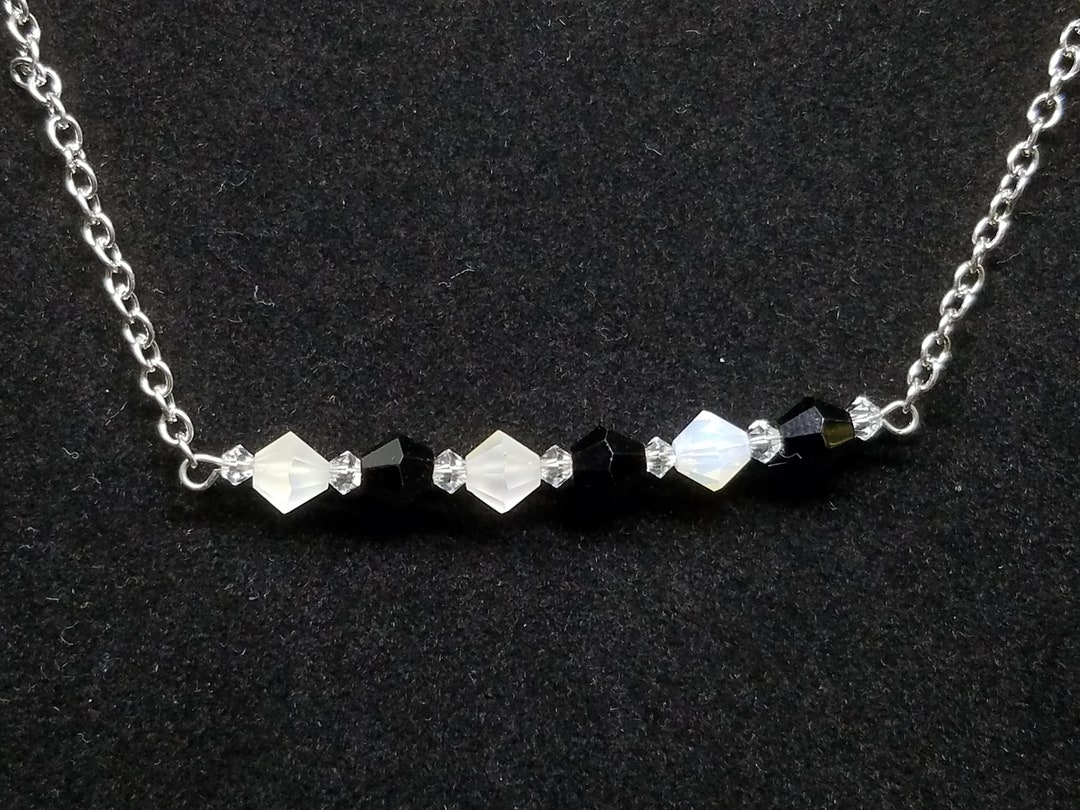 Straight Ally Bicone Crystal Pride Necklace - Etsy
