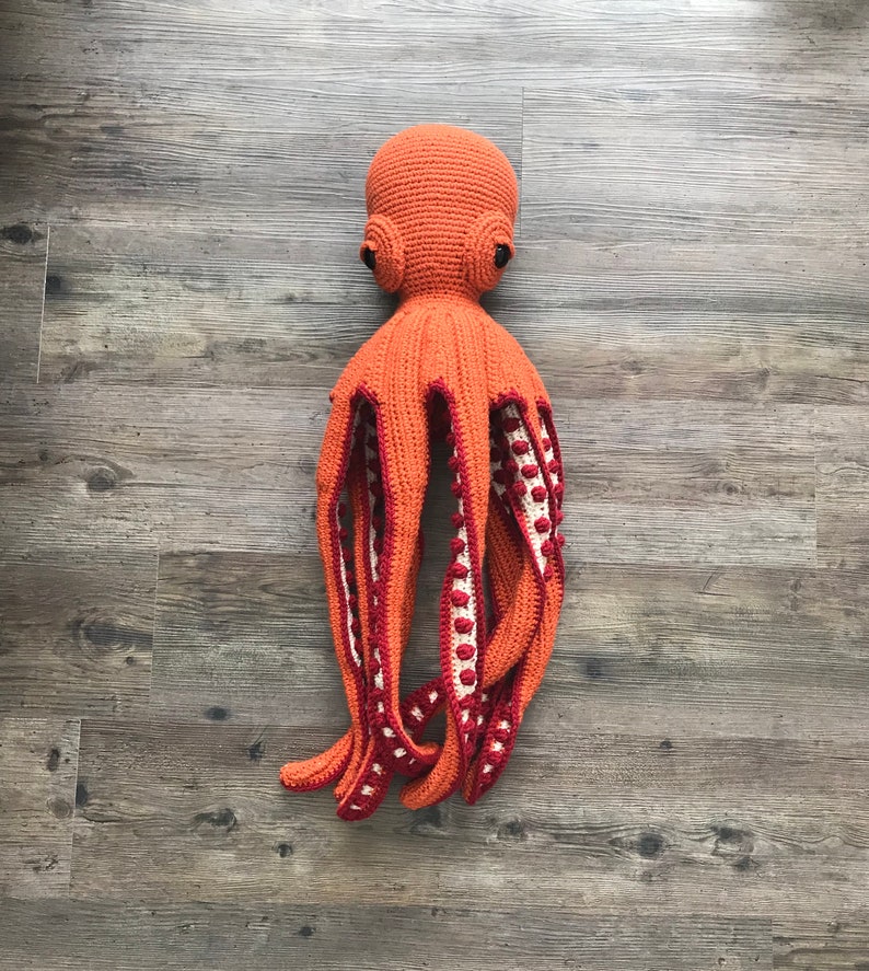Giant Octopus Crochet Octopus Octopus Stuffed Octopus - Etsy