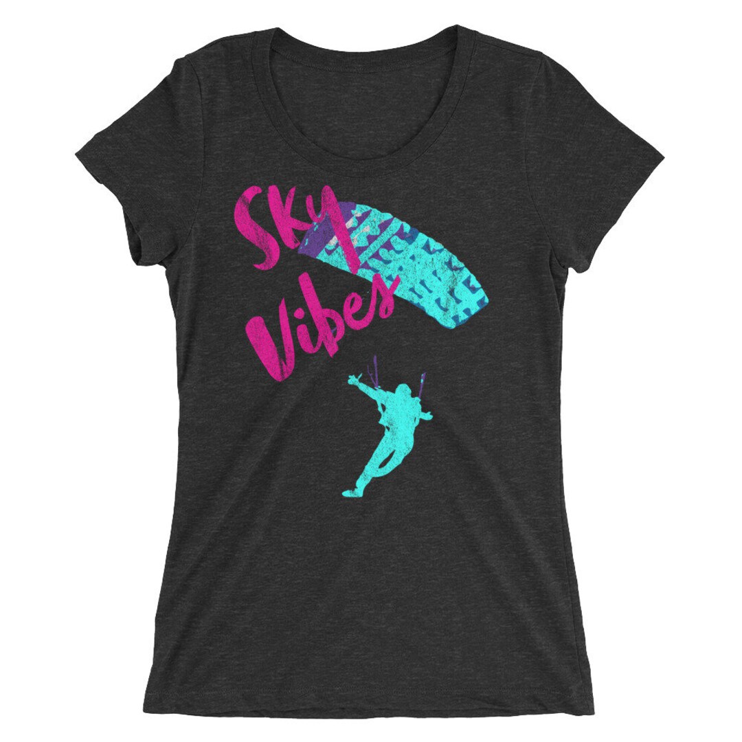 Ladies' Skydive Vibes Tee - Skydiving Shirt - Etsy