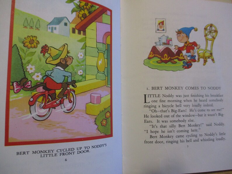 Enid Blyton Noddy and the Magic Rubber HCDJ C1966 NODDY #9 - Etsy