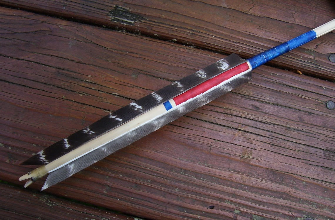 Comanche Arrow Replica, Native American Arrow, Primitive Arrow - Etsy