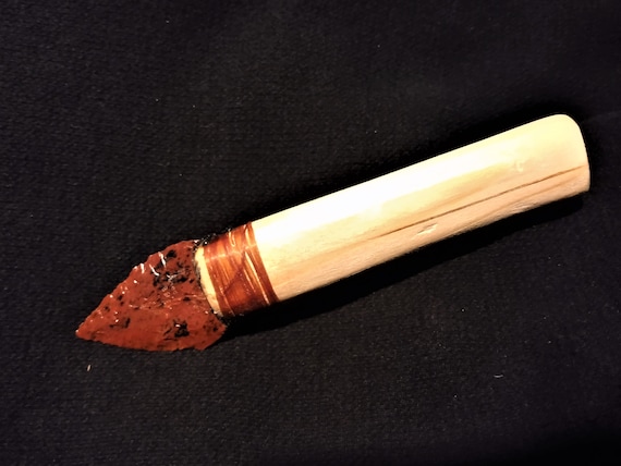 Obsidian Skinning Knife Stone Knife Obsidian Knife - Etsy