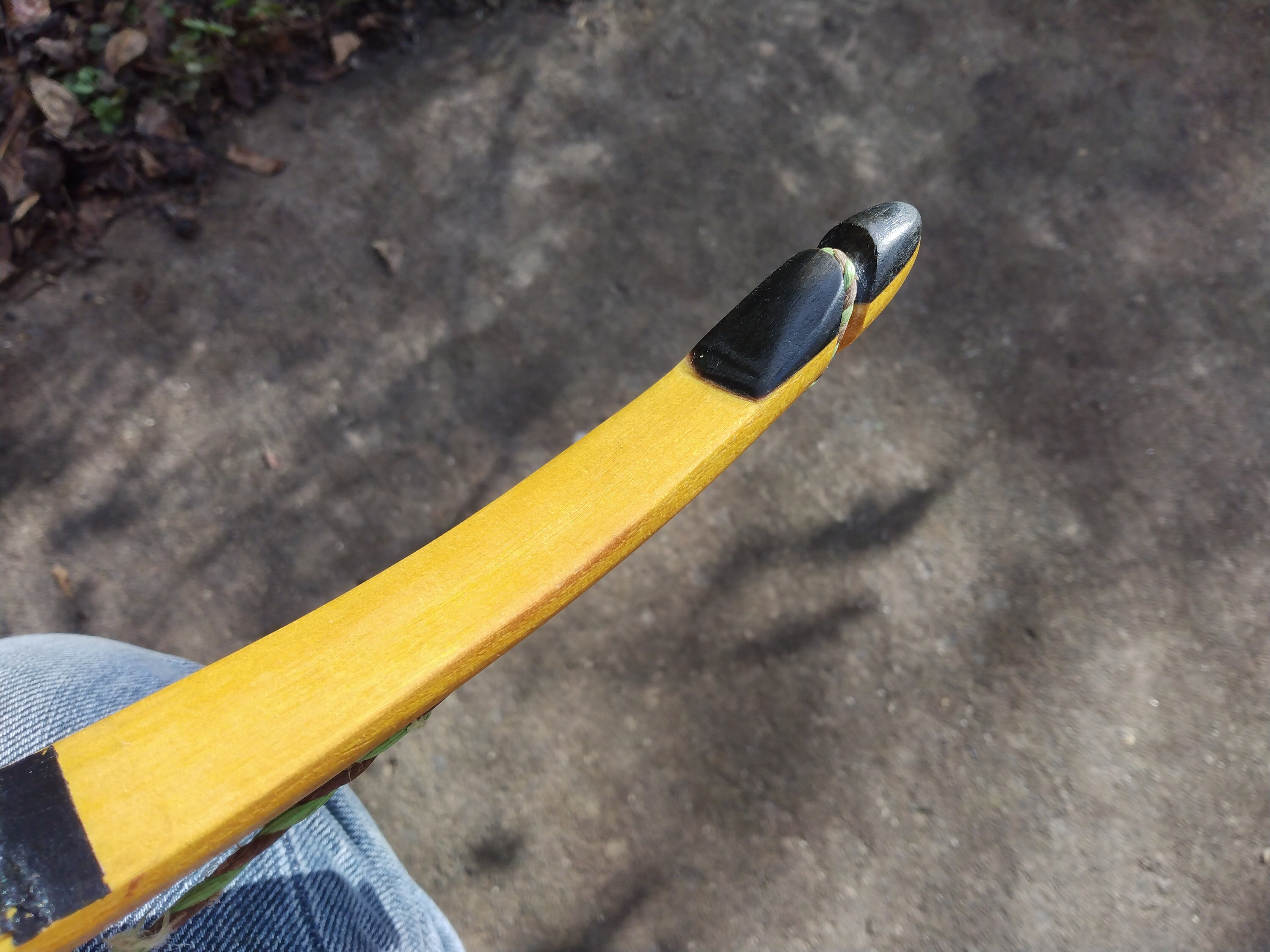 57-lb Left Hand Osage Orange Recurve Bow, Osage Orange Hunting Bow ...