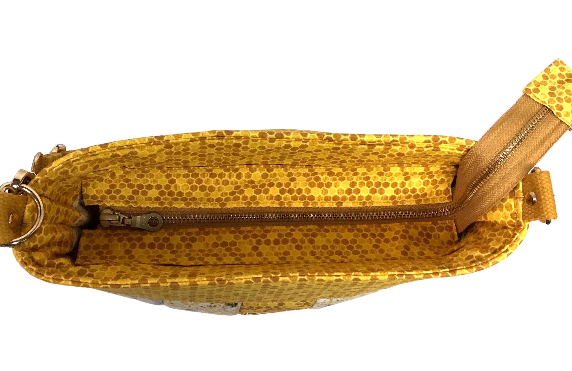 Large Quilted Crossbody Bag With Removable Adjustable Strap, Inside ...