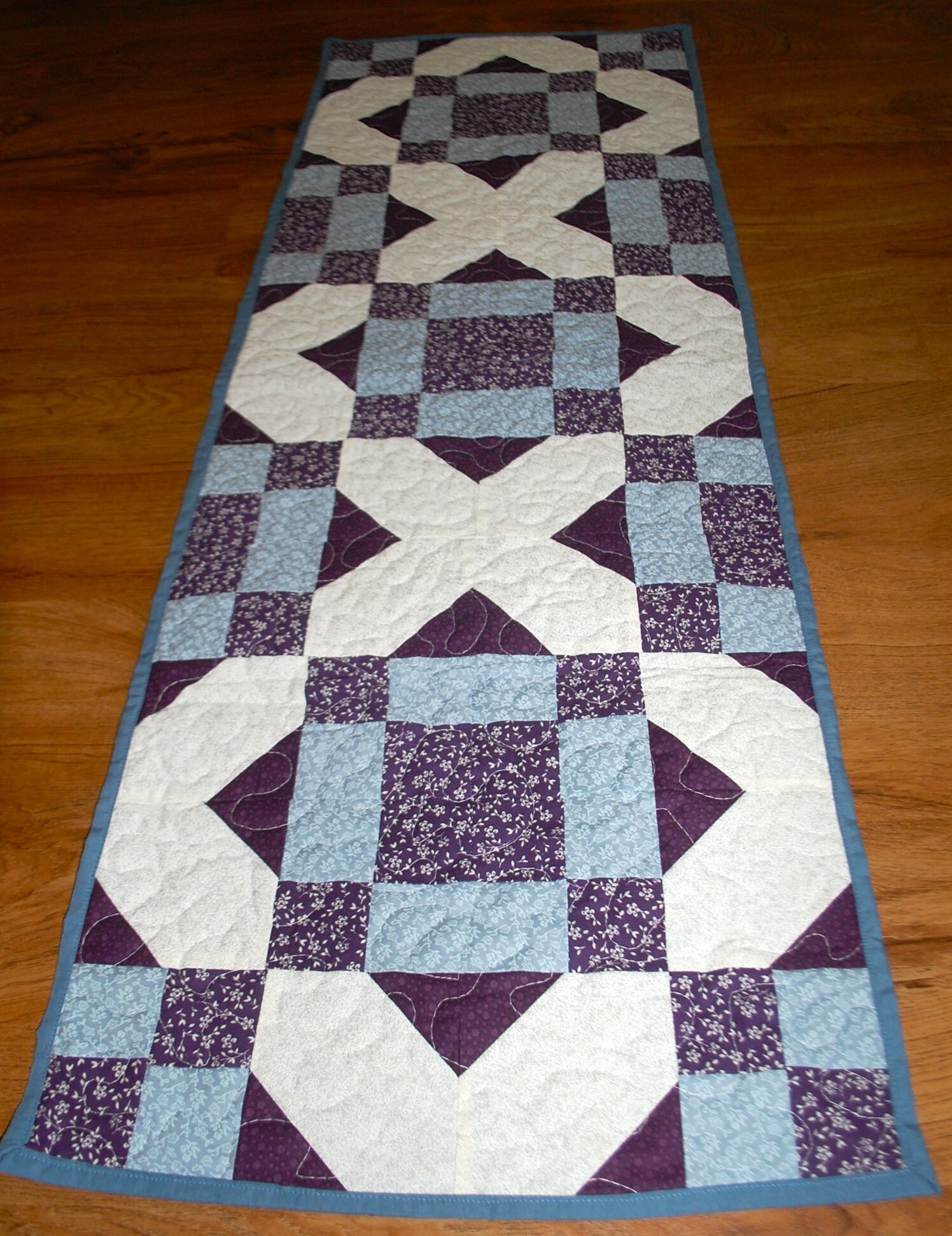 Patchwork Quilted Table Runner for Spring or Summer - Etsy