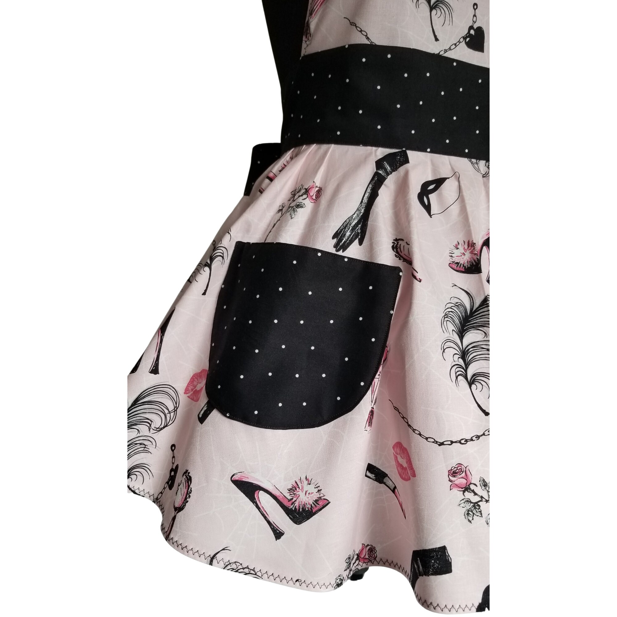 Pink Boudoir Apron Sexy Aprons for Women Vintage Glamour - Etsy