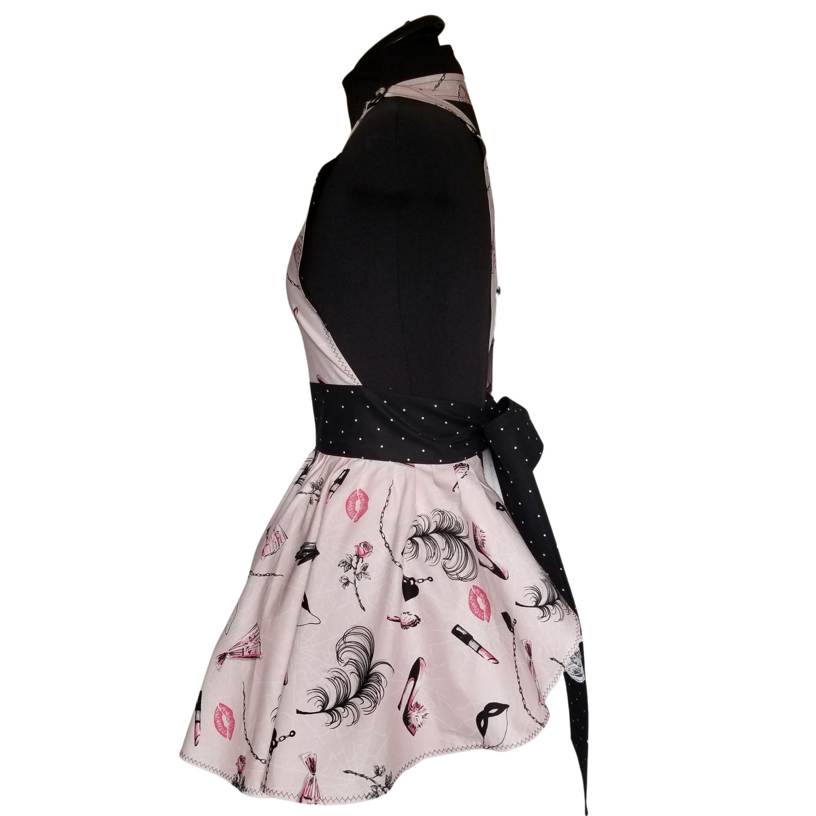 Pink Boudoir Apron Sexy Aprons for Women Vintage Glamour | Etsy