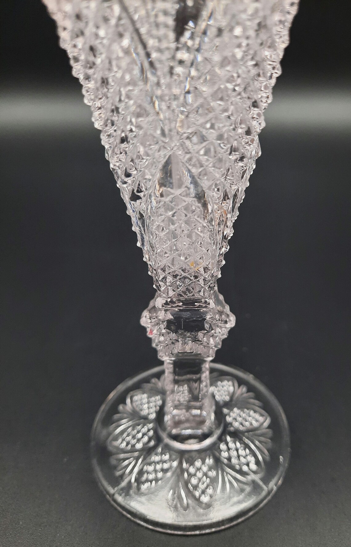 Bud Vase, Antique, Early American Pressed Glass, 6 Inches - Etsy