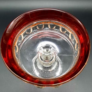 Vintage Compote, Ruby Crown by Colony, 1953-1967 - Etsy