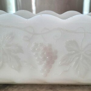 Vintage Milk Glass Anchor Hocking Fire King Rectangular Planter, 7.5 ...