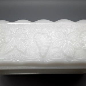 Vintage Milk Glass Anchor Hocking Fire King Rectangular Planter, 7.5 ...